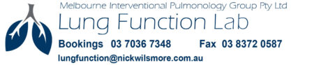 Dr Nick Wilsmore - Pulmonary Function Tests